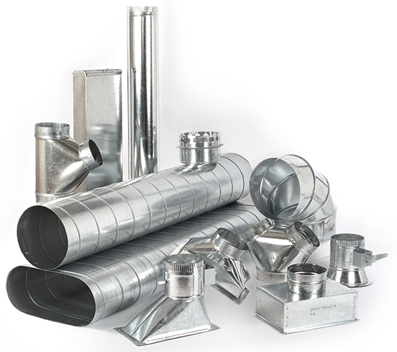 Ductwork, Fittings, Insulated Flex Duct, & Hanging Accessories